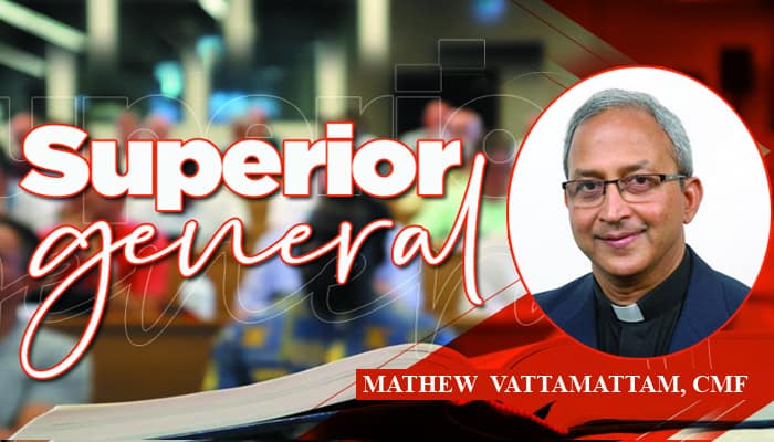 XXVI GC. Fr. Mathew Vattamattam CMF, re-elected Superior General ...