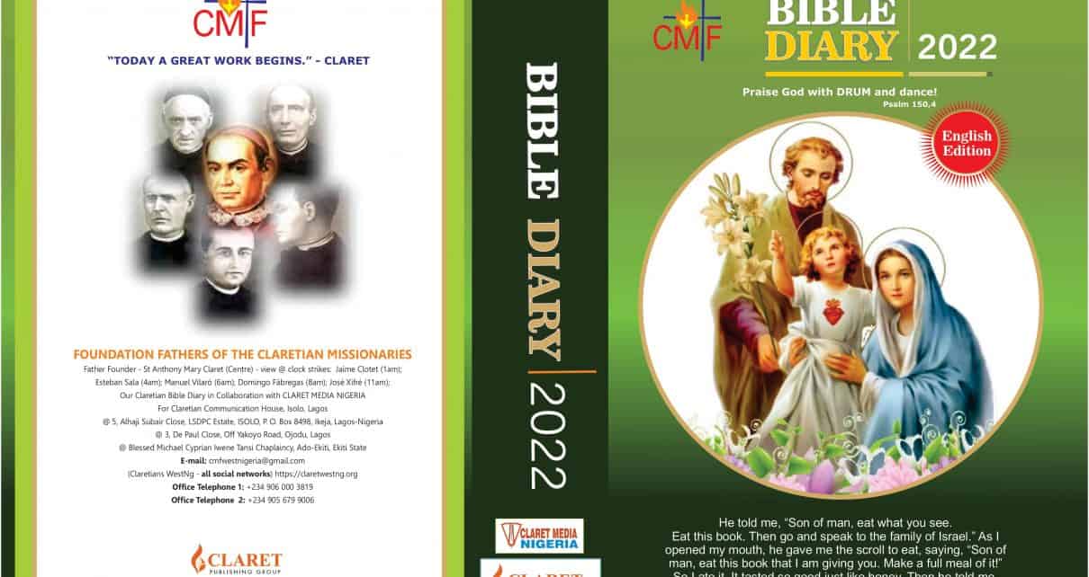 2022 BIBLE DIARIES ARE HERE! HURRAY!!! - Claretian Missionaries