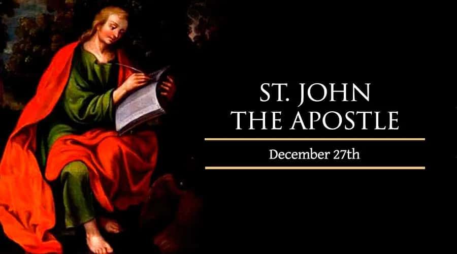 ST JOHN THE EVANGELIST, MONDAY, DECEMBER 27, 2021 - Claretian Missionaries